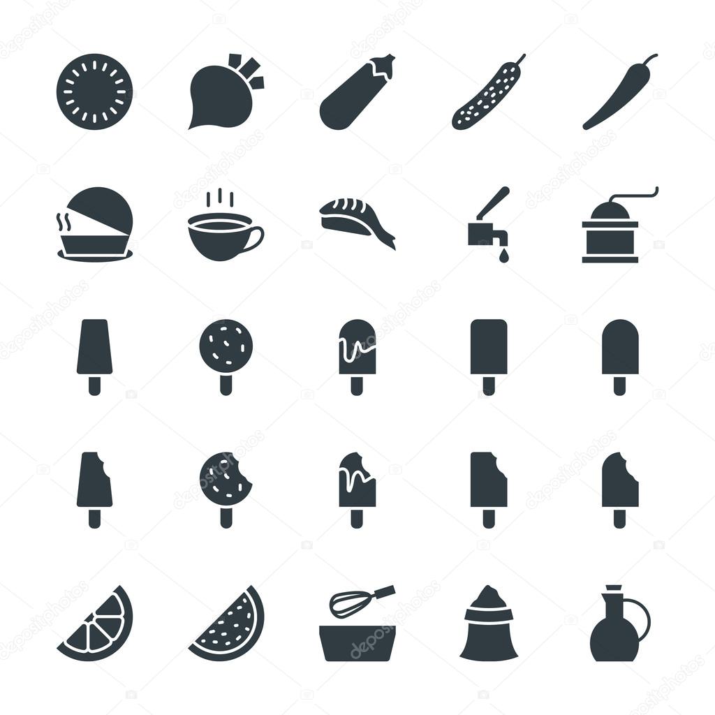 Food Cool Vector Icons 6 Stock Vector Image by ©vectorsmarket #111188540
