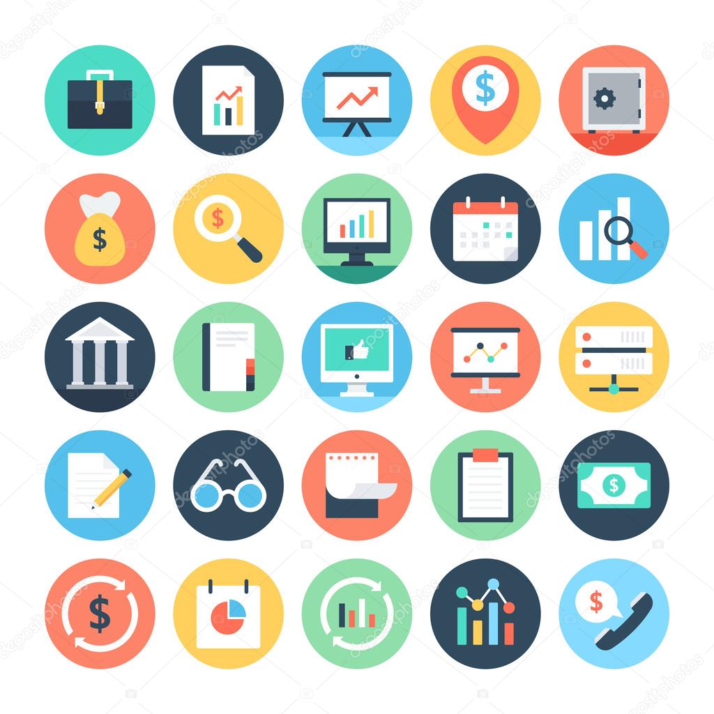Business, Office And Internet Vector Icons 1 Stock Vector Image by ...