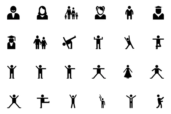 Iconos de vectores humanos 4 Vector de stock #96102792 de ©vectorsmarket