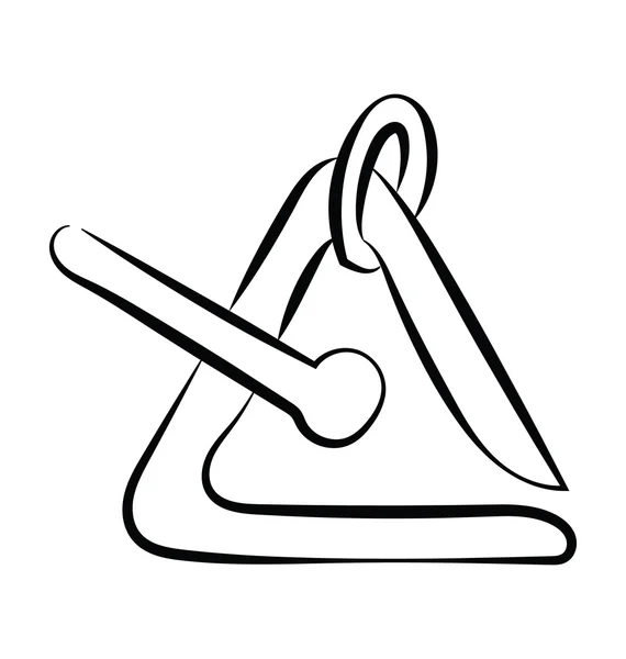 Triangle Instrument Drawing