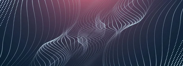 Abstract particle fractal background, hi-tech and big data background - Stock Image - Everypixel