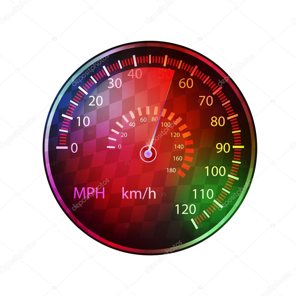 Car speedometer colorful background vector Stock Vector Image by ...