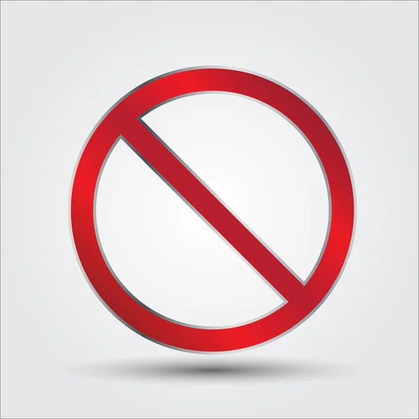 Empty prohibition sign Vector Art Stock Images | Depositphotos