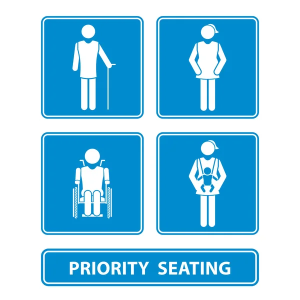 Priority seating icon Vector Art Stock Images | Depositphotos