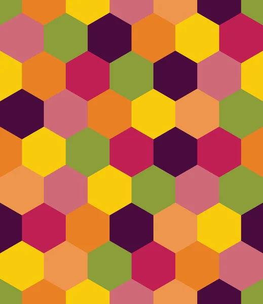Vector modern seamless colorful geometry hex pattern, color abstract ...