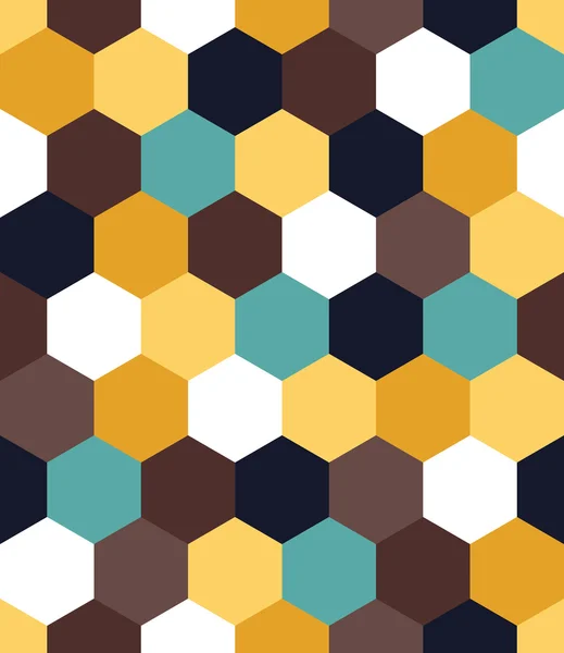 Vector modern seamless colorful geometry hex pattern, color abstract ...