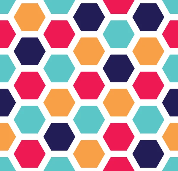Retro geometric hexagon seamless pattern — Stock Vector © Heizel #21902255 Retro geometric hexagon seamless pattern — Stock Vector © Heizel #21902255