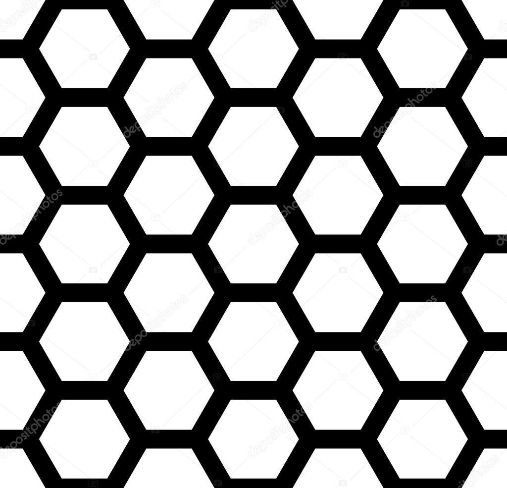 Geometric Honeycomb Pattern