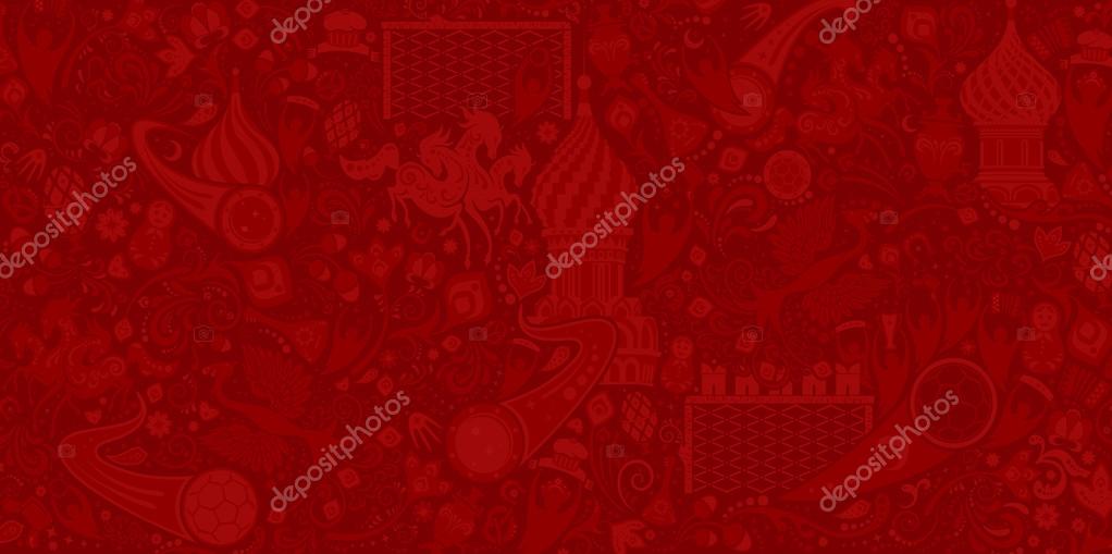 Russian red background, vector illustration ⬇ Vector Image by ...