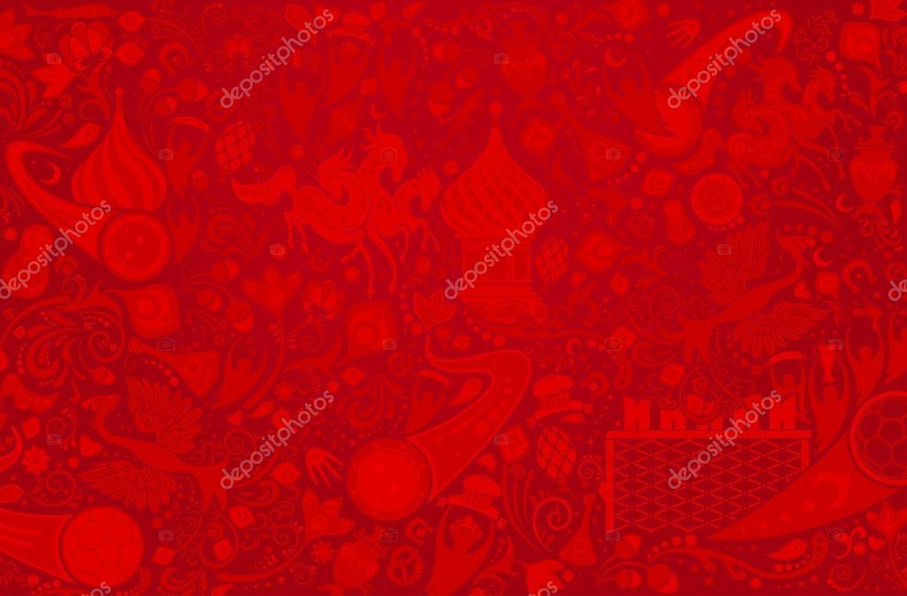 Russian red background, vector illustration — Stock Vector © badwiser ...