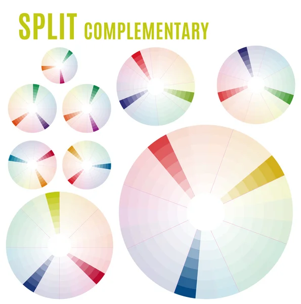 Split complementary color, Royalty-free Split complementary color ...