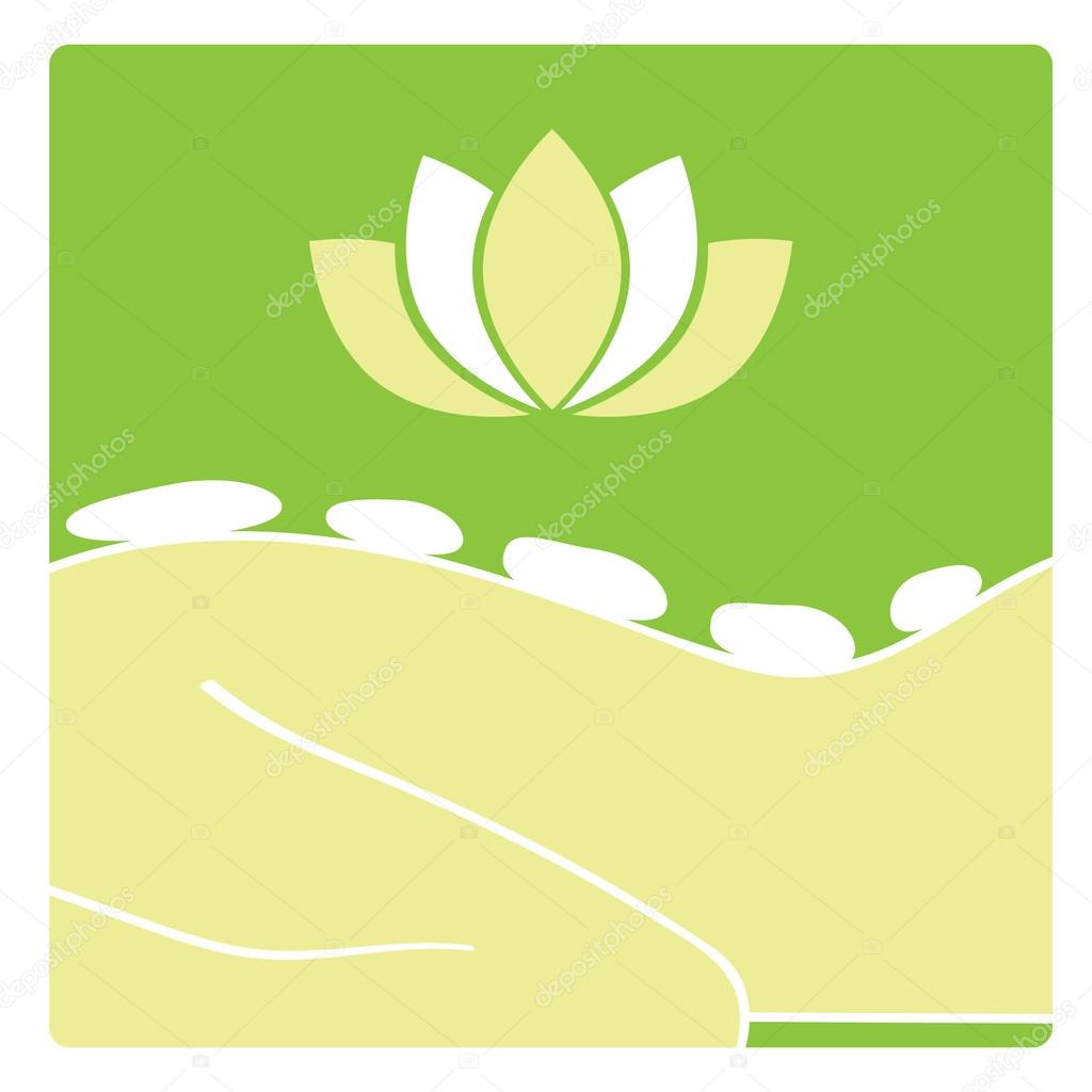 Vector Hot Stone Massage Icon Stock Vector By ©virulaine 87499814