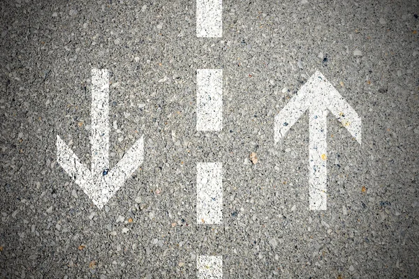 Two ways drive road - Stock Image - Everypixel