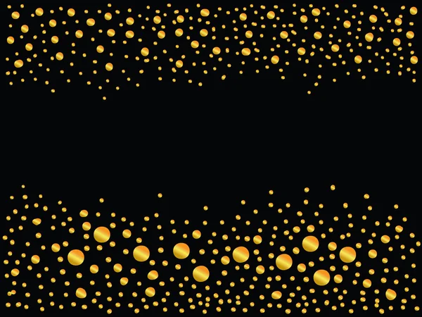 Gold dots on black - abstract background. Abstract gold polka dot ...