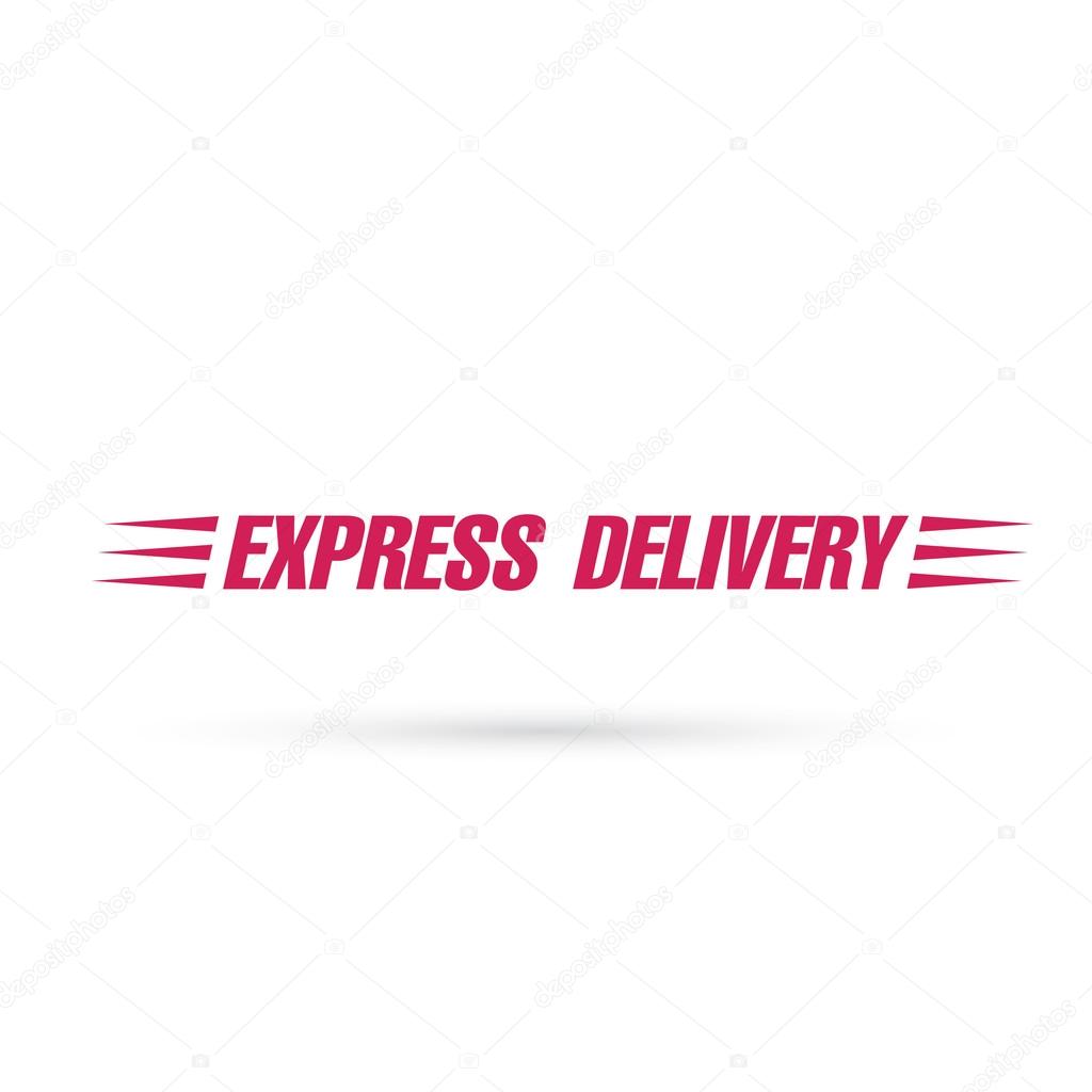 Express delivery lettering Stock Vector Image by ©Igor_Vkv #100188624
