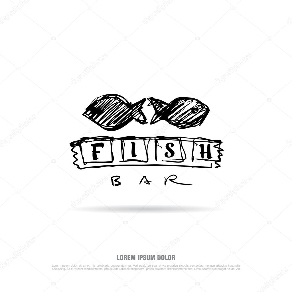 Fish bar logo. Stock Vector by ©Igor_Vkv 118056068