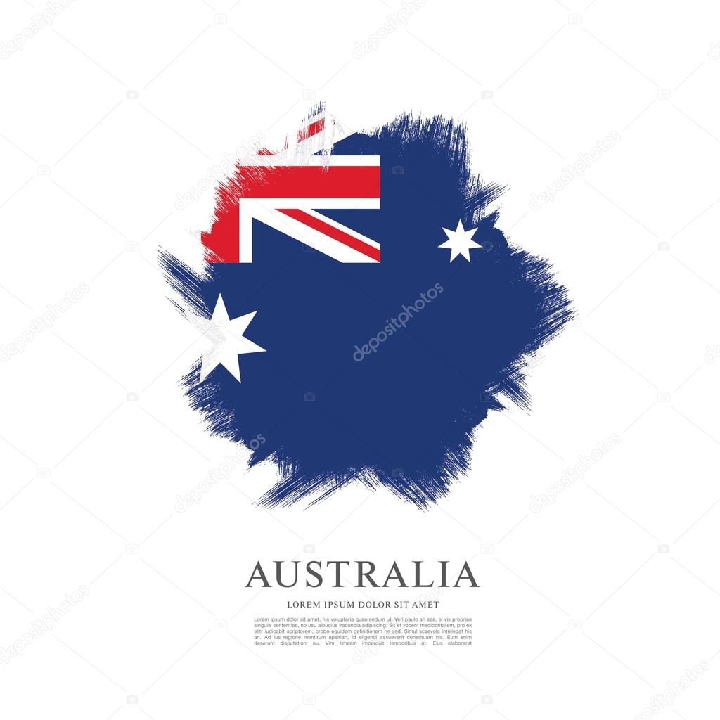 Flag of Australia sign Stock Vector by ©Igor_Vkv 120142320