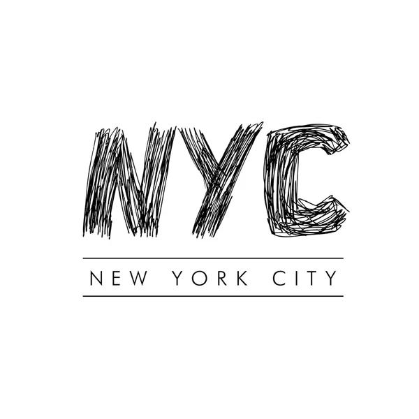 New York City lettering. NYC — Stock Vector © Igor_Vkv #121494722