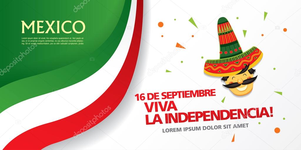 16 de septiembre. Viva México ! Stock Vector by ©Igor_Vkv 122375198
