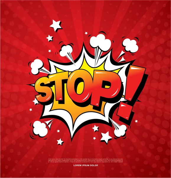 Comics style banner Stock Vector by ©Igor_Vkv 124439442