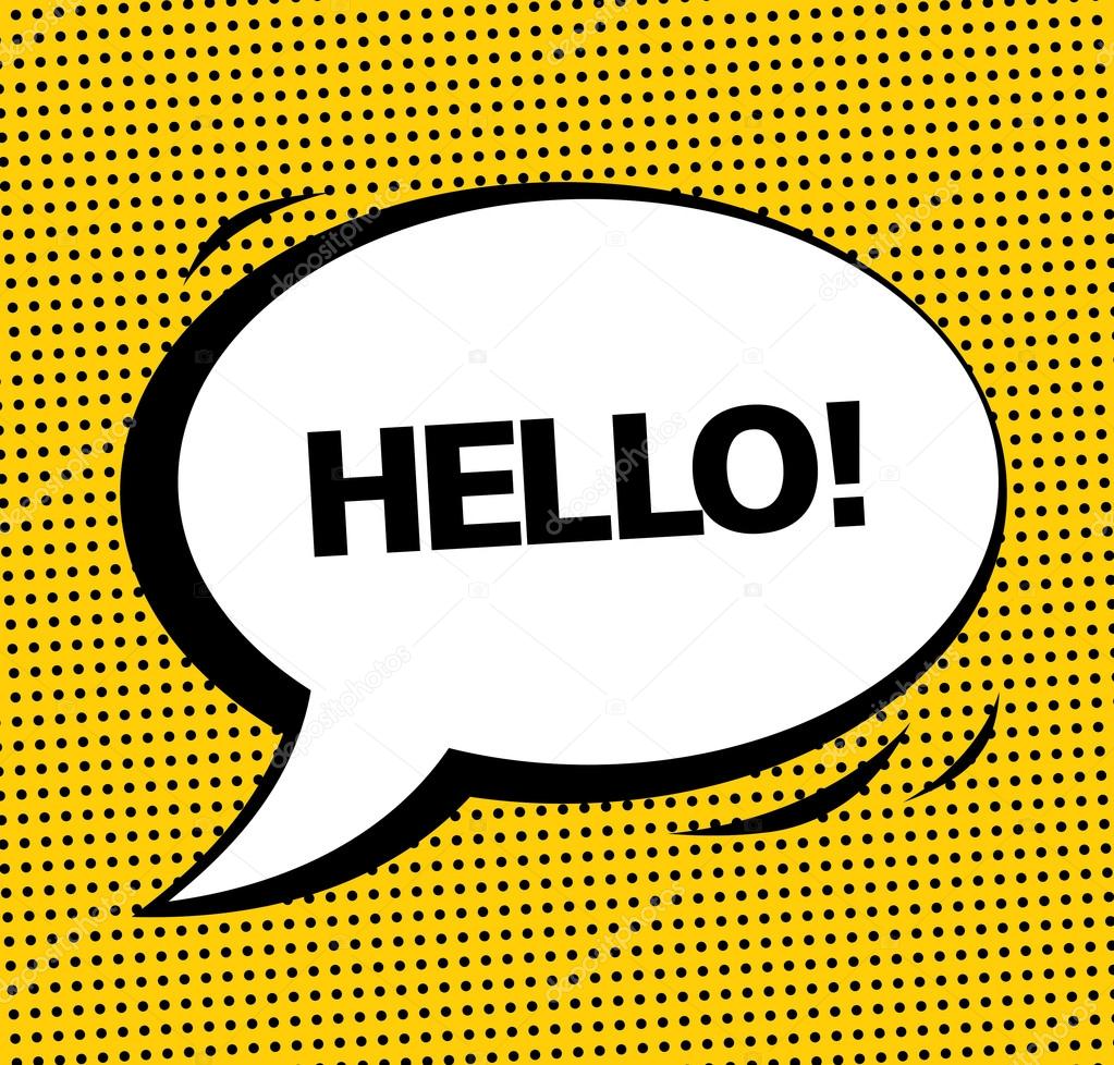 Hello! speech bubble Stock Vector Image by ©Igor_Vkv #94202654