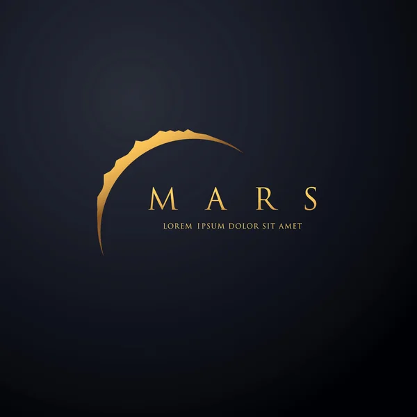 Mars Planet Logo