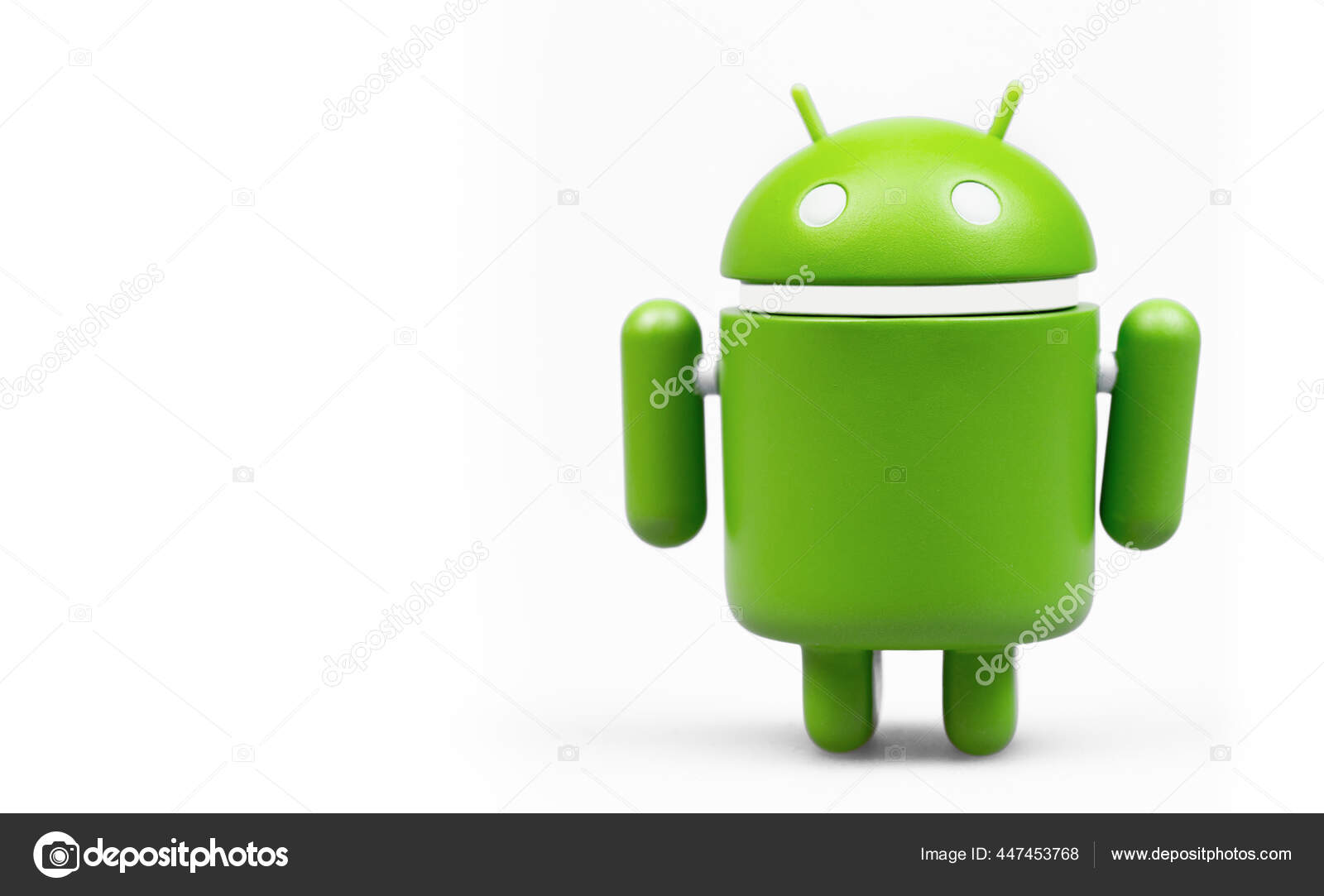 Google Android Figure Symbol White Background Google Android Operating ...