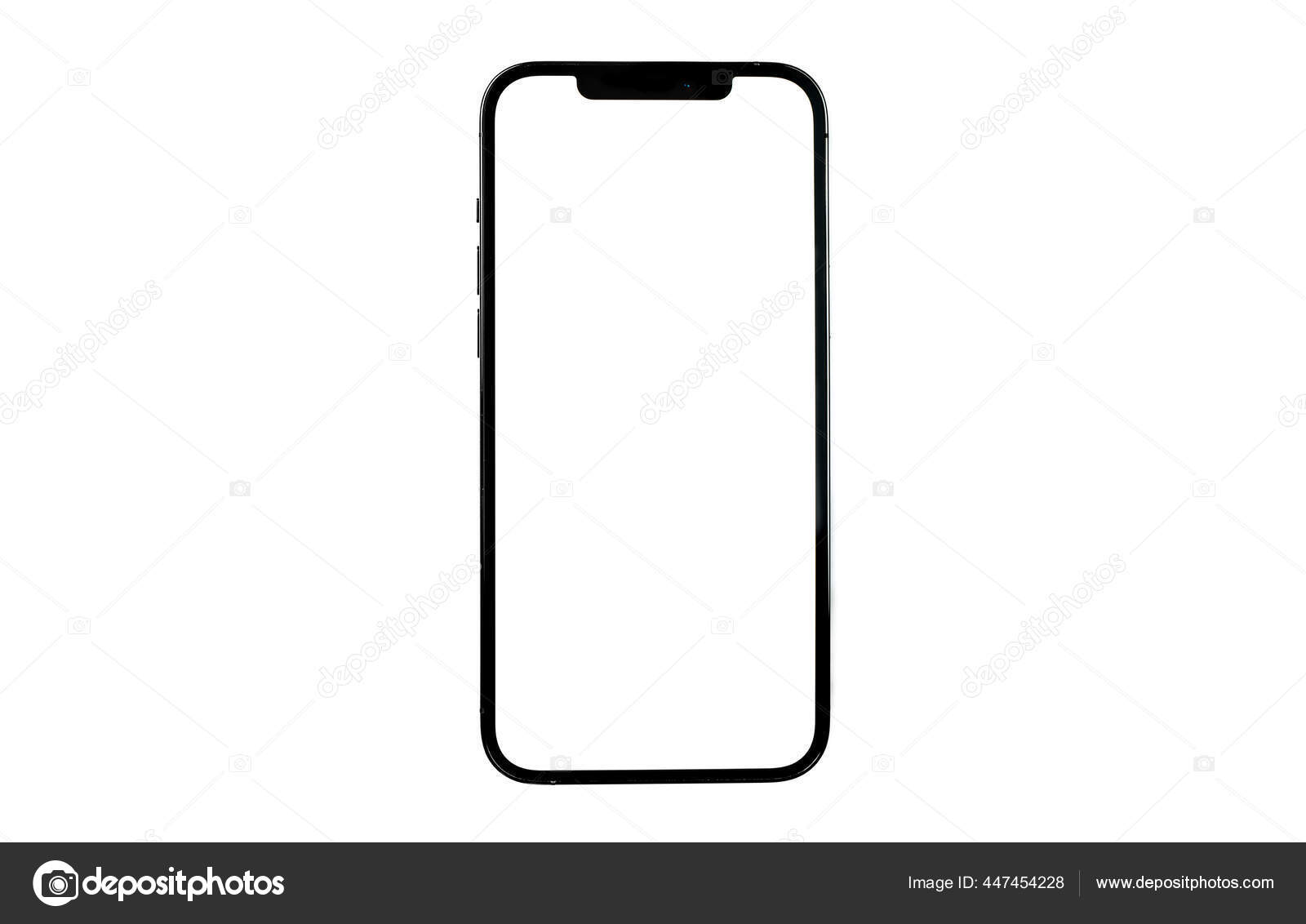 Iphone Pro Max Blank White Empty Screen Apple Multinational Technology ...