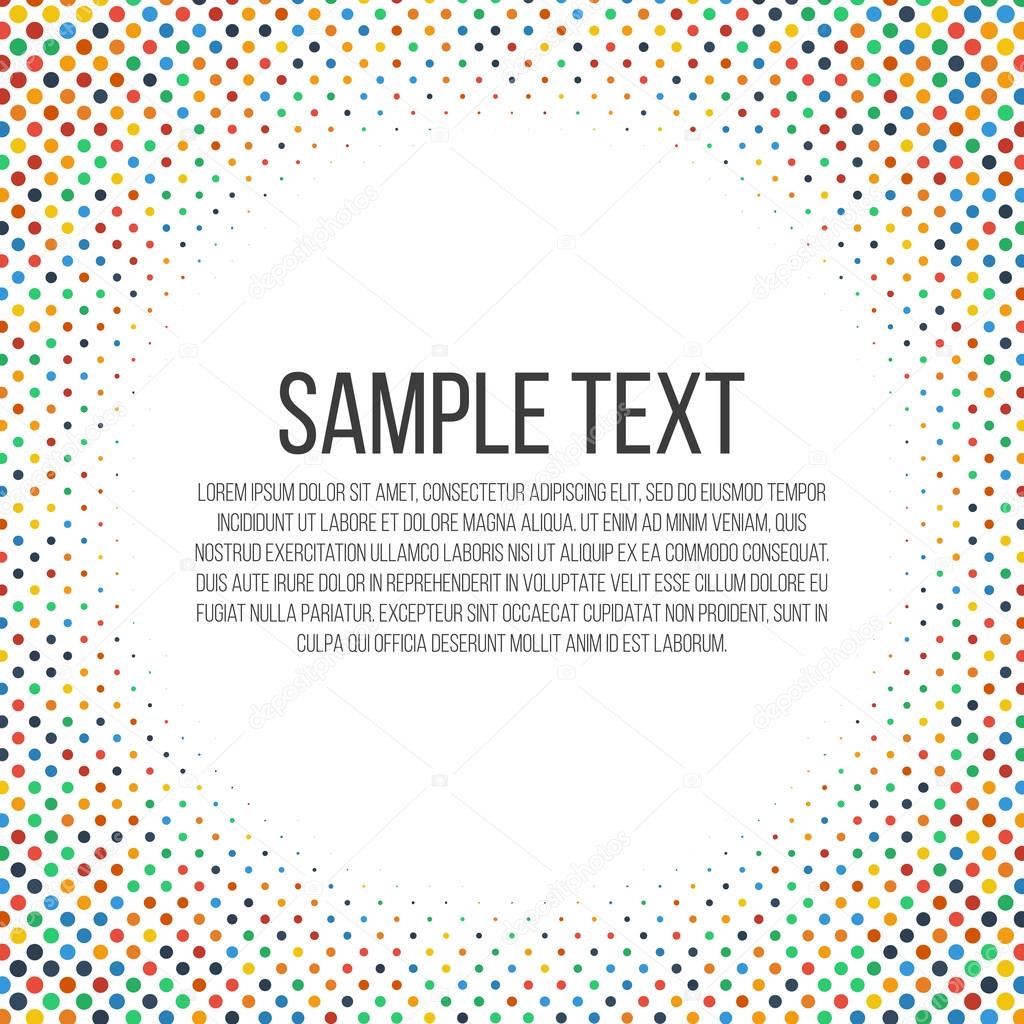 Colorful dots frame — Stock Vector © gn8 #121396954