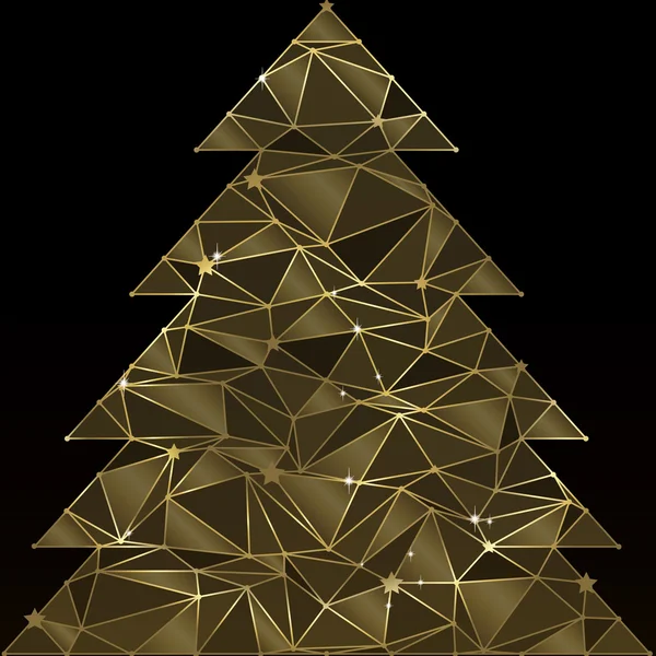 Abstract geometric triangle christmas tree — Stock Vector © vladystock ...