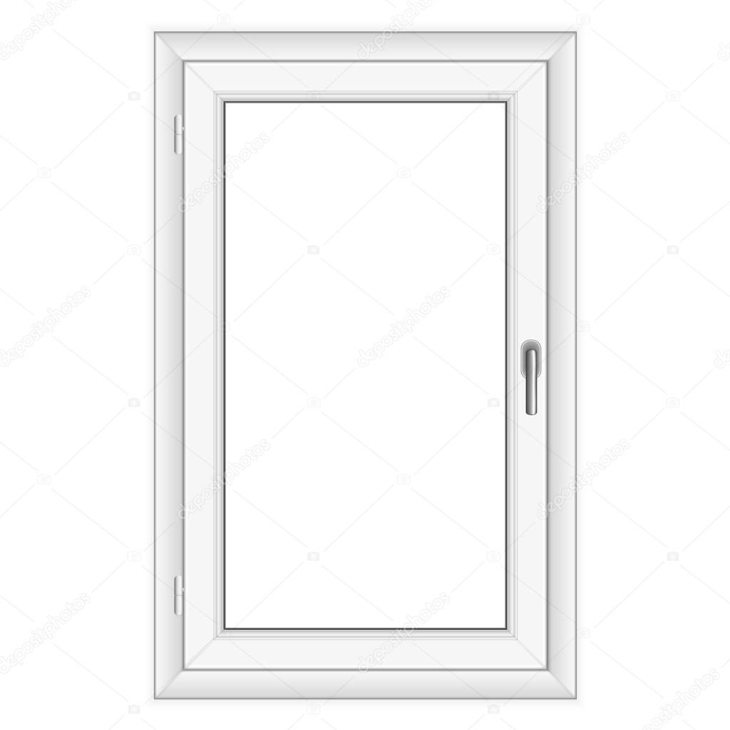 White PVC vector window Stock Vector Image by ©Orkidia #123728326