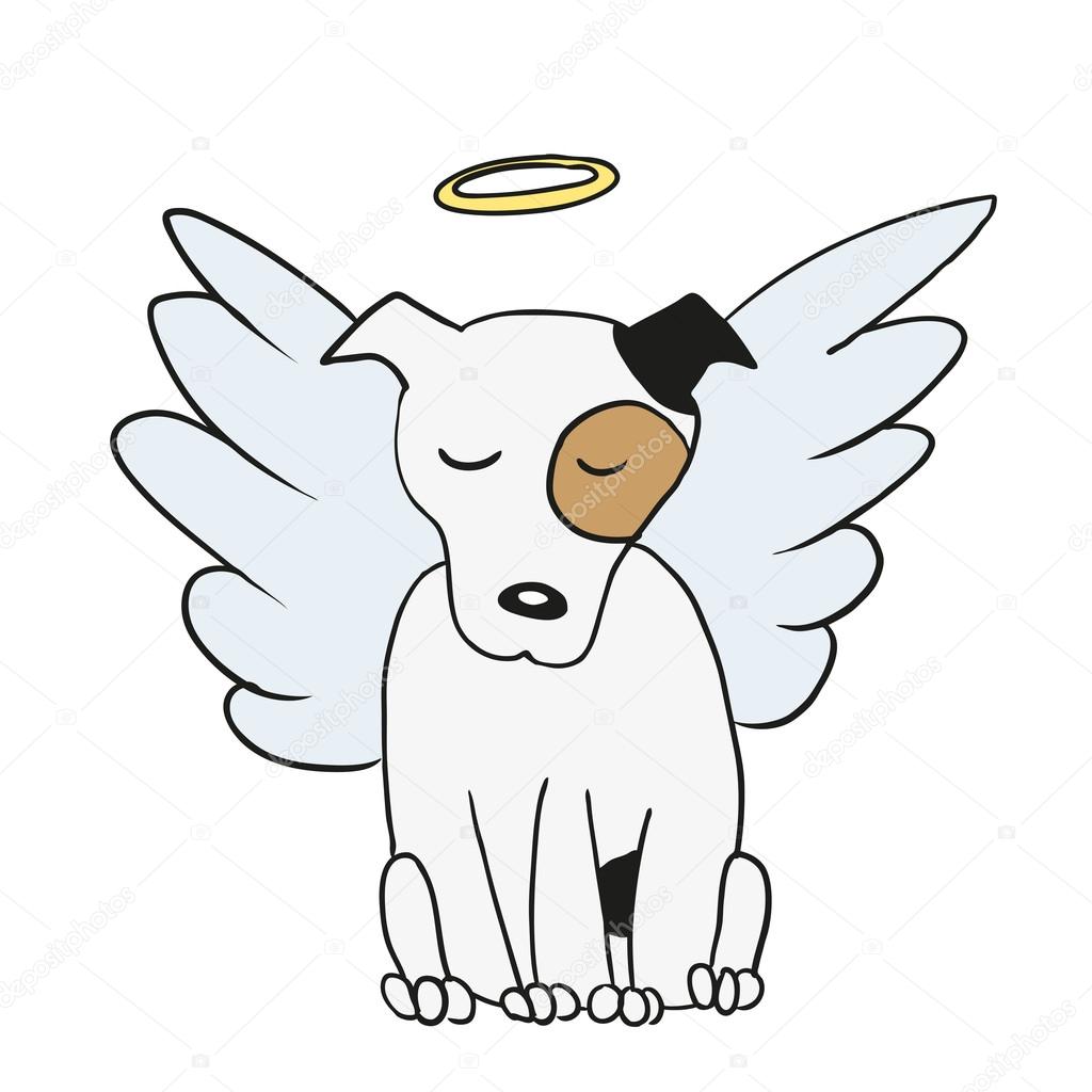 Angel dog Stock Vector by ©Orkidia 82617870