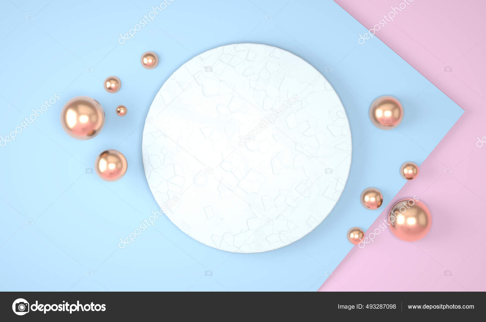 Abstract Flat Lay Background Pastel Figure Creative Flatlay Backdrop ...