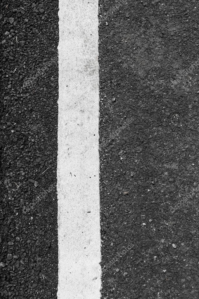 Asphalt road texture with white line ⬇ Stock Photo, Image by ...