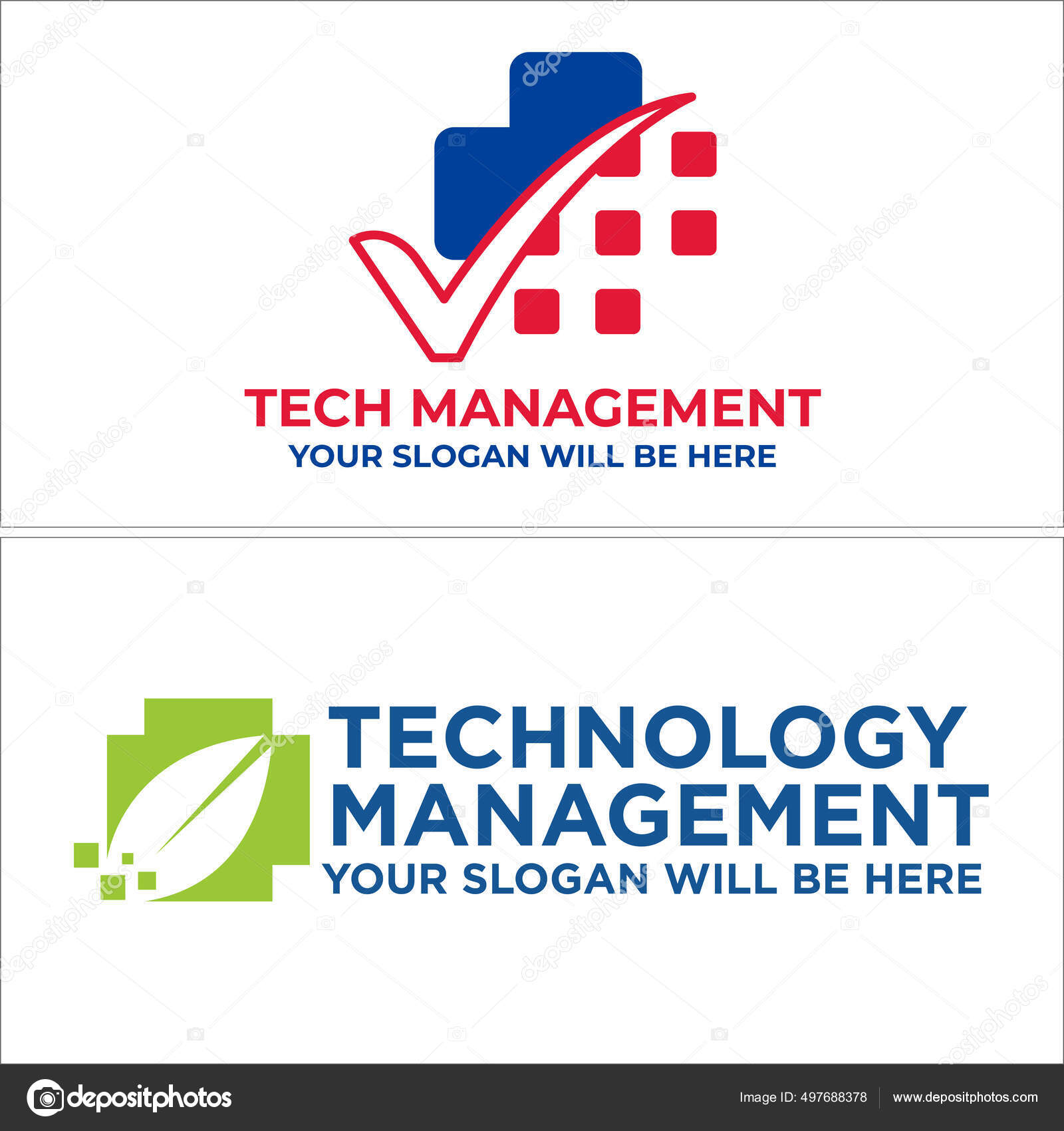 Technology research management logo design Stock Vector Image by ...