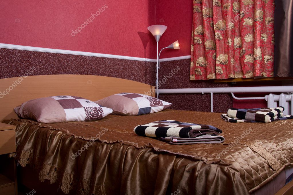 A room in a cheap motel — Stock Photo © AksanaT #85031482