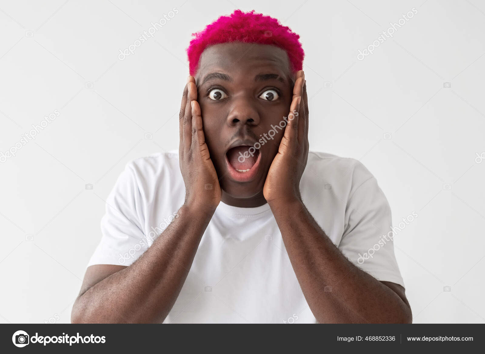 Shocked Black Man