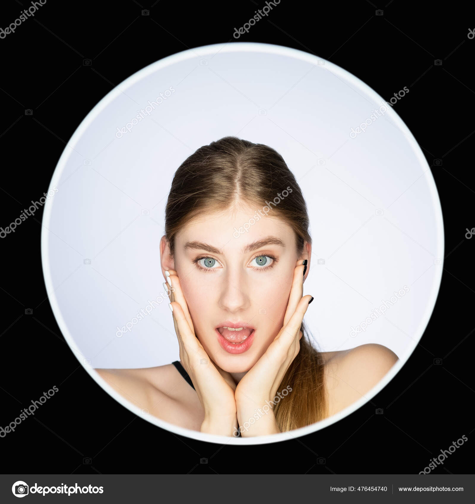 Slightly Impressed Facial Expression