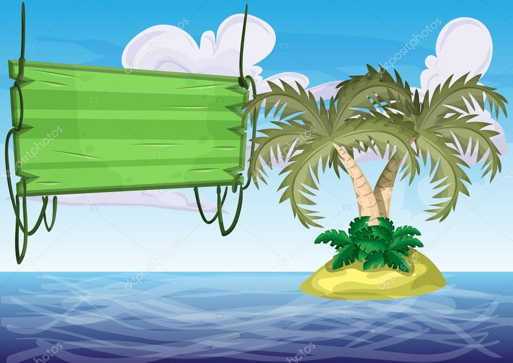 Seamless cartoon vector island with separated layers Stock Vector Image ...