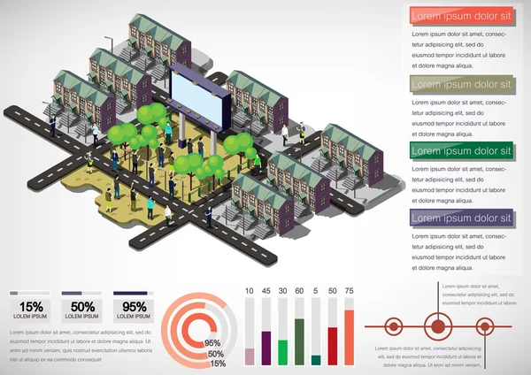 Illustration of info graphic urban city concept Stock Vector by ...