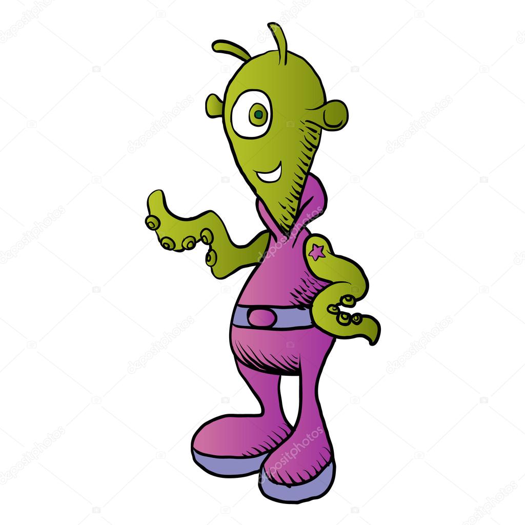 Moda alienígena vector ilustración Vector de stock #107682512 de ...