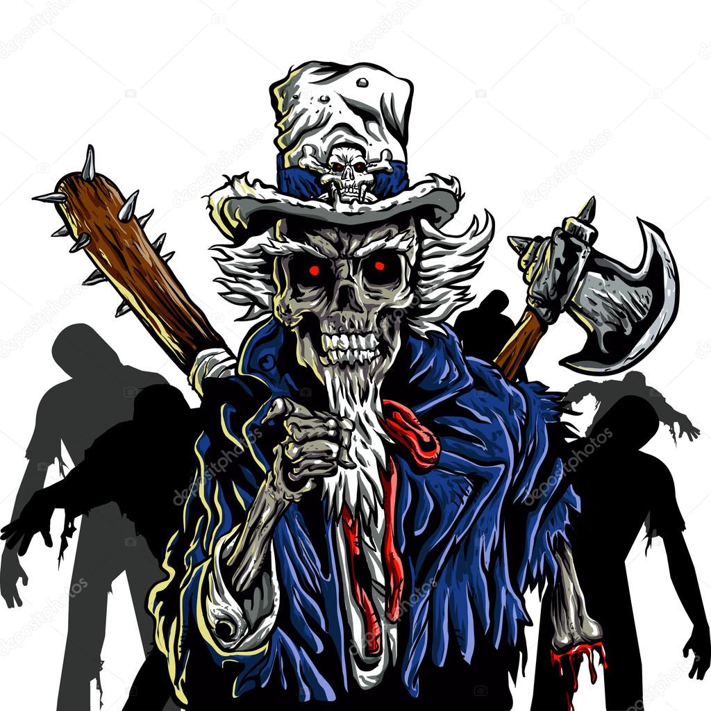 Zombie Uncle Sam Vector illustration ⬇ Vector Image by © Milesthone ... Zombie Uncle Sam Vector illustration ⬇ Vector Image by © Milesthone ...