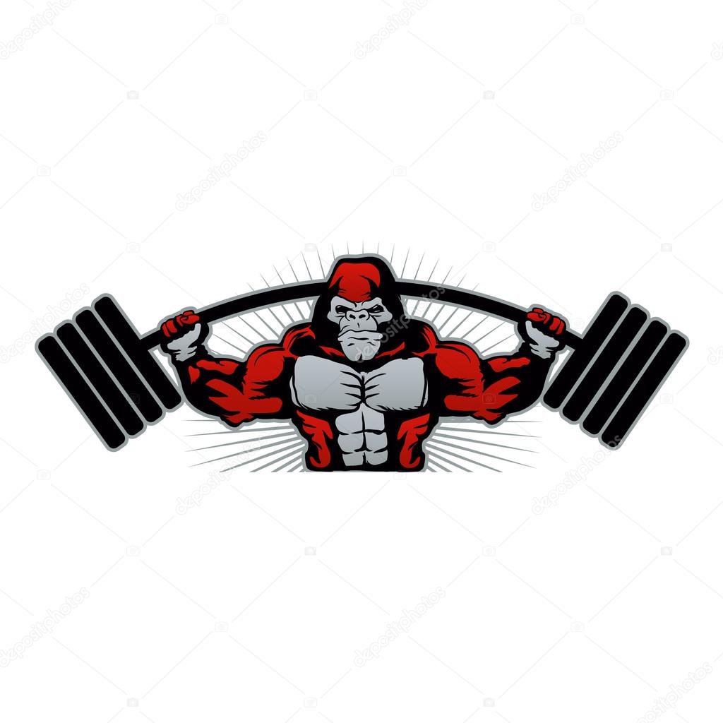 Strong Monkey Cartoon