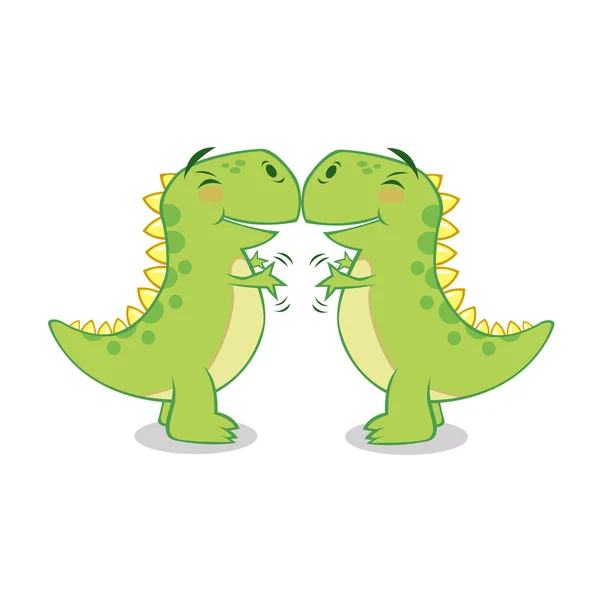 Happy dino Vector Art Stock Images | Depositphotos