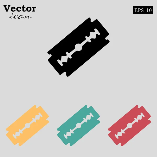 Metal razor blade icons set — Stock Vector © Victory-stoker #107710104