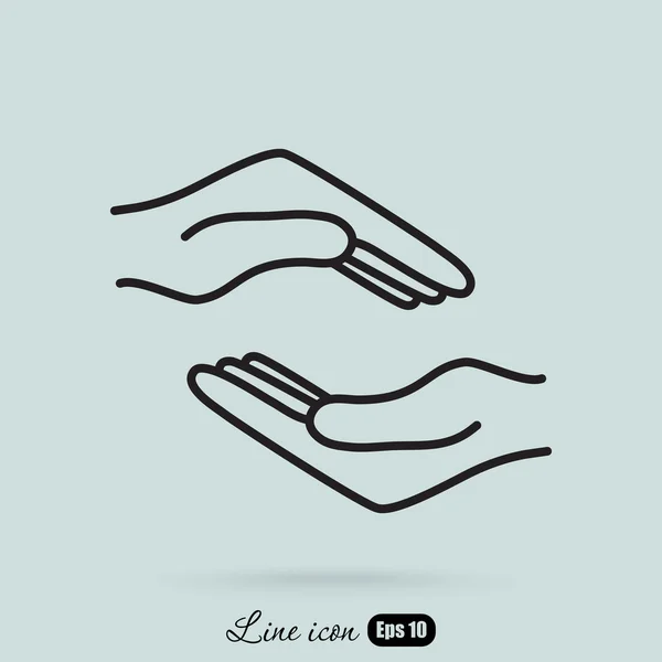 Hand and heart Stock Vector Image by ©slasny1988 #52052839