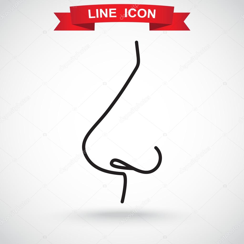 Human nose icon Stock Vector Image by ©Victory-stoker #107709462