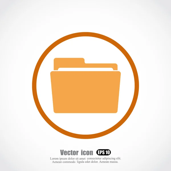 Berkas, ikon folder Vektor Stok oleh ©Victory-stoker 85572500