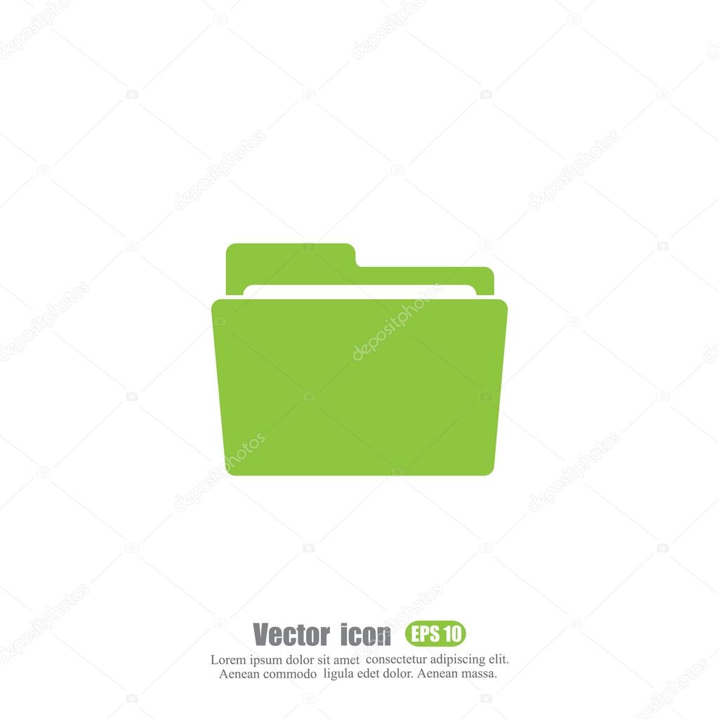 Blank folder icon Stock Vector by ©Victory-stoker 86926810
