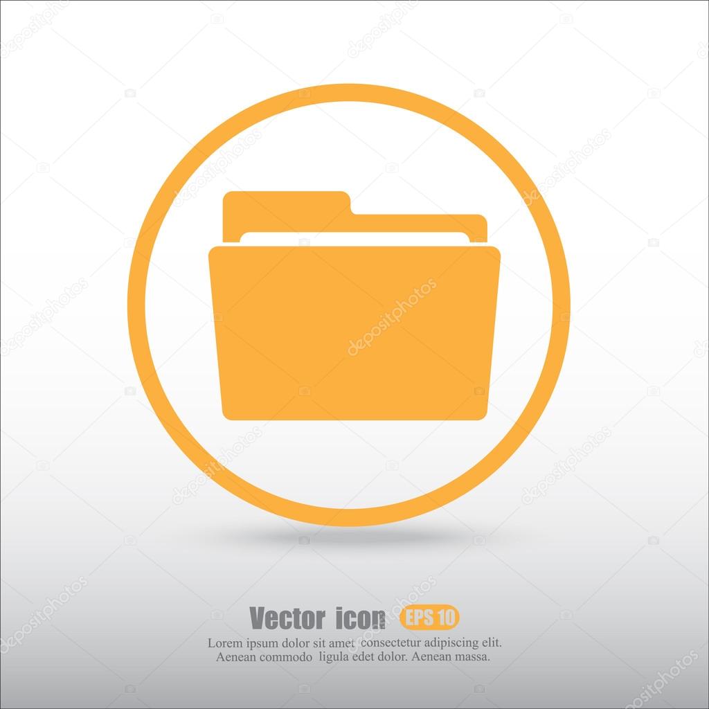 Blank folder icon Stock Vector by ©Victory-stoker 86926986